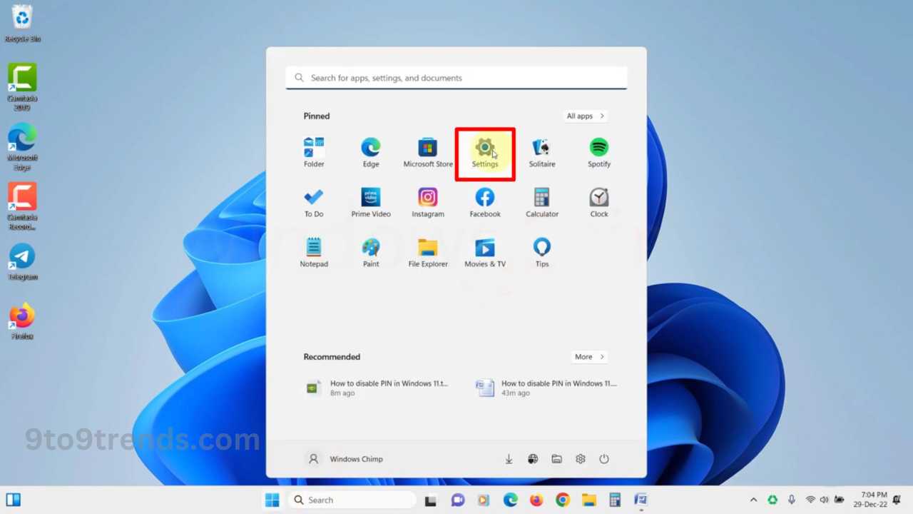 How to Disable Pin in Windows 11 and Fix Pin Remove Greyed Out » 9to9trends