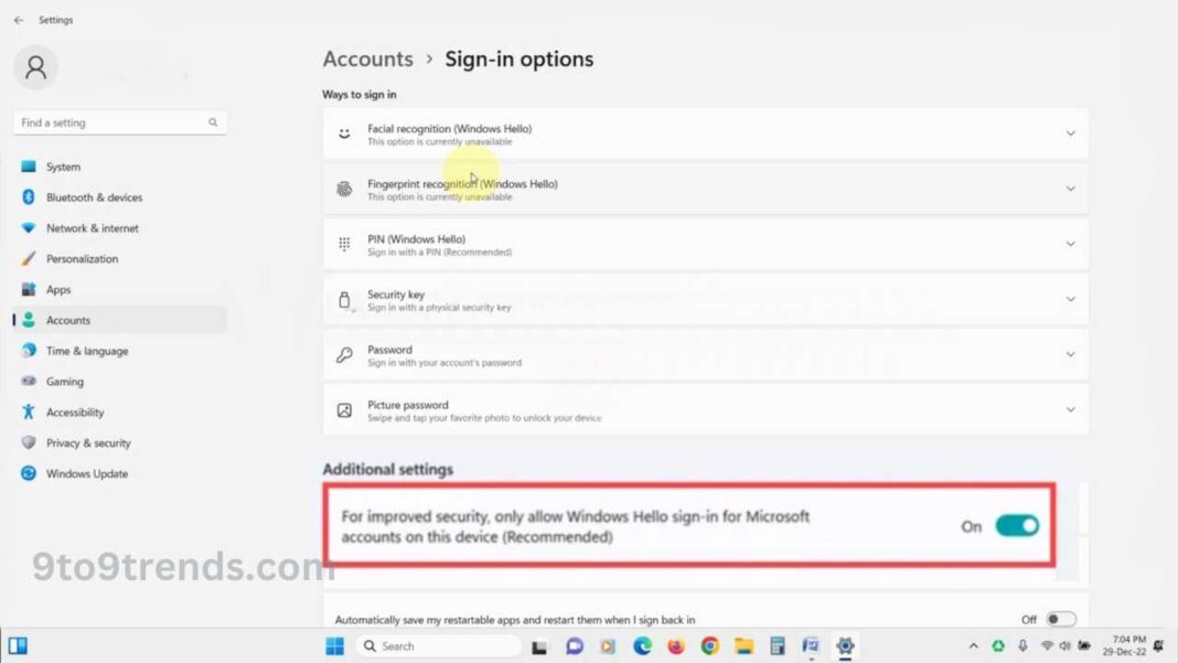 How to Disable Pin in Windows 11 and Fix Pin Remove Greyed Out » 9to9trends